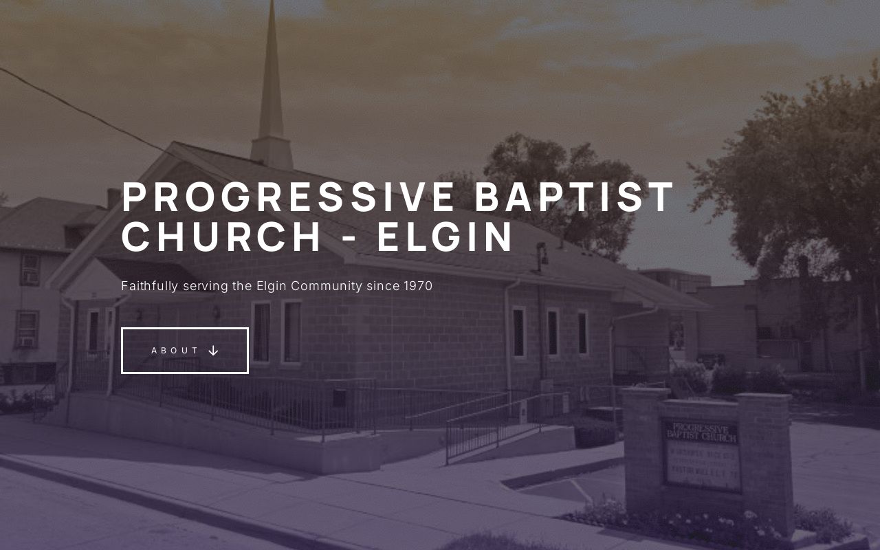 Progressive Baptist Church Elgin - Applications
